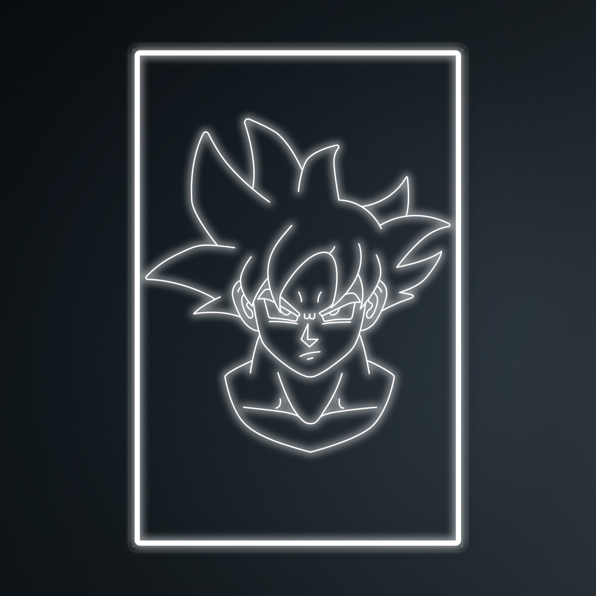 "Anime Goku Ultra Instinct" Mini insegna al neon – INSEGNANEON